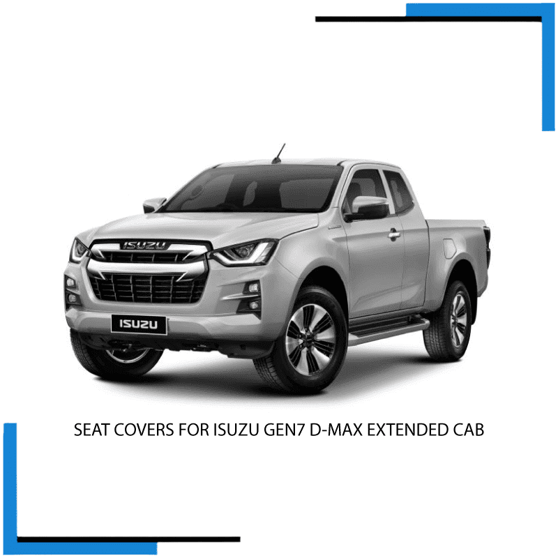 Isuzu D-Max Extended Cab Waterproof Seat Covers made by KINDO – Any Car ...